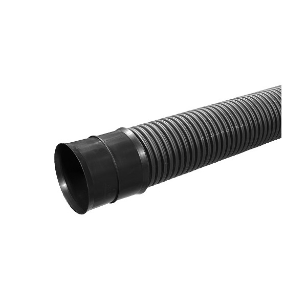 178/150mm X 6m BLK Twinwall Enats C2 Electric DUCT Inc Coupler