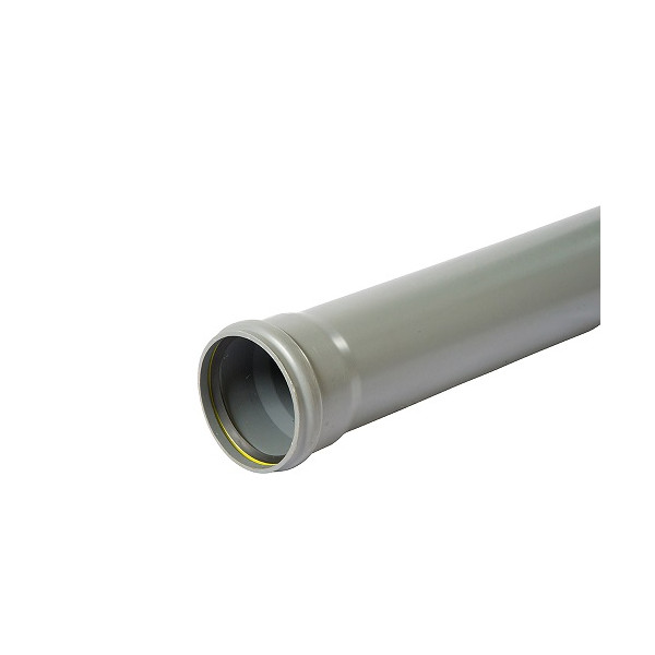 110mm x 3m S/S Grey Soil Pipe