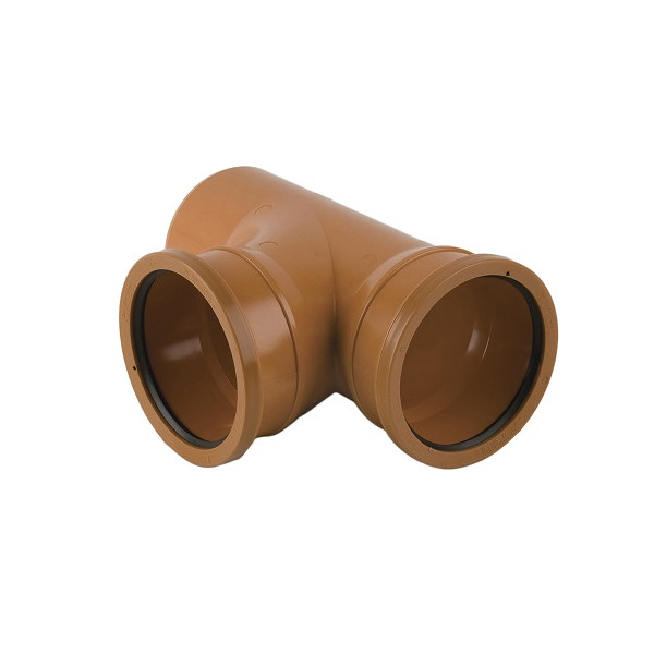 110mm X 90deg Brett Drain JUNCTION D/Socket