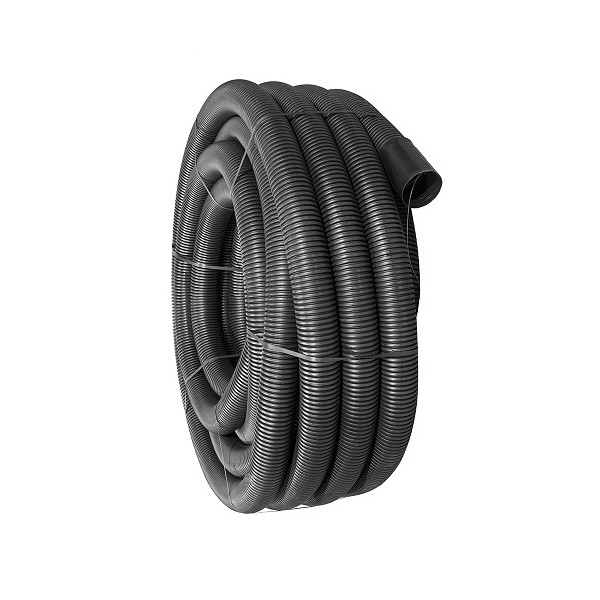 110mm X 50m Black Twinwall Duct