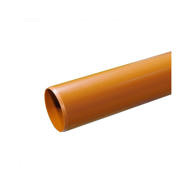 110mm X 6m Drain Pipe Plain Ended (B4011)