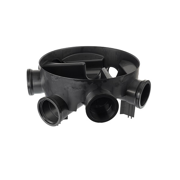 450mm Polydrain Manhole Base.110mm Sockets