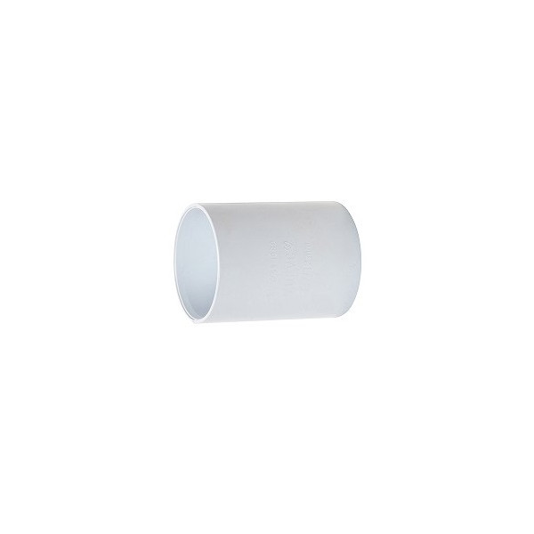 32mm Solvent Weld Straight Connector White