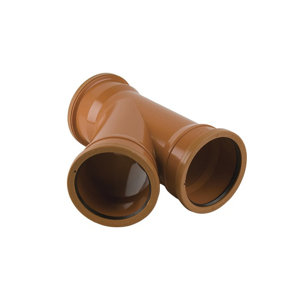 110mm X 45deg Brett Drain JUNCTION T/Socket
