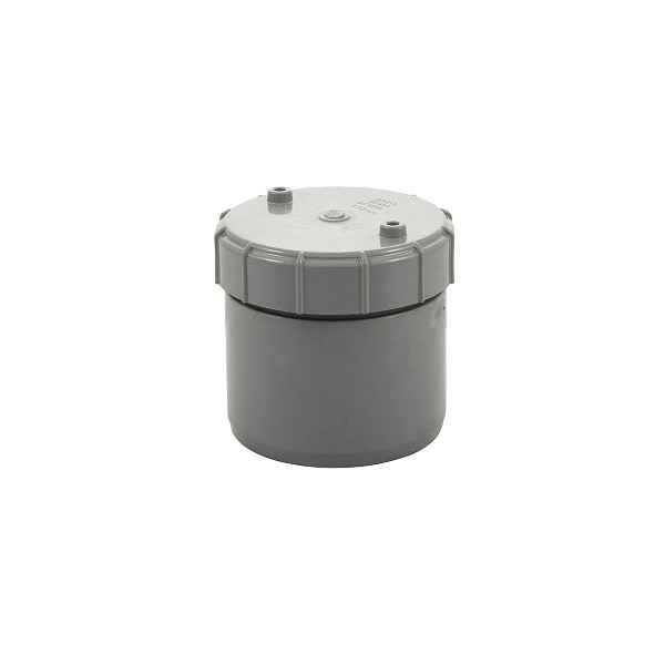 110mm Grey Soil Access Cap