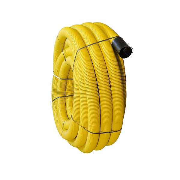 110mm X 50m Yellow Twinwall Duct
