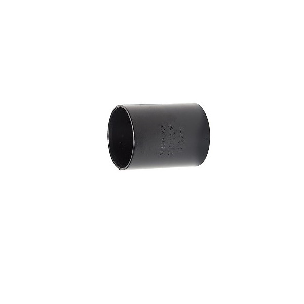 40mm Solvent Weld Straight Connector Black
