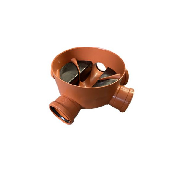 320mm Orange Level Invert Inspection Chamber Base