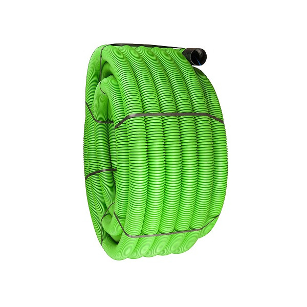 63mm X 50m Green Twinwall Duct