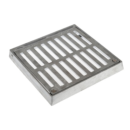 225mm x 225mm Aluminium Grating Hinged