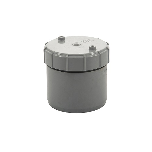 110mm Grey Soil Access Cap