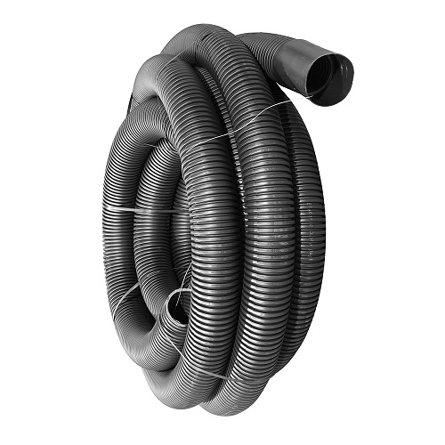 160mm X 25m Black Twinwall Duct